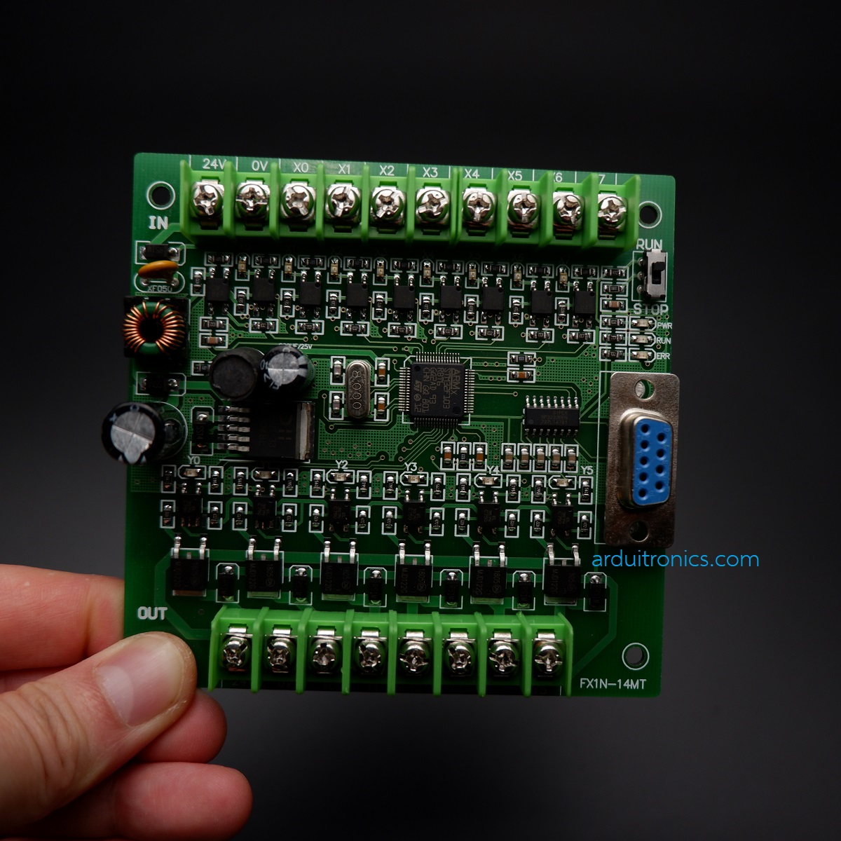 PLC (FX1N-14MT) - Arduino, Raspberry Pi, NodeMCU, IoT, Nvidia, Lora, AI, Machine Learning ...