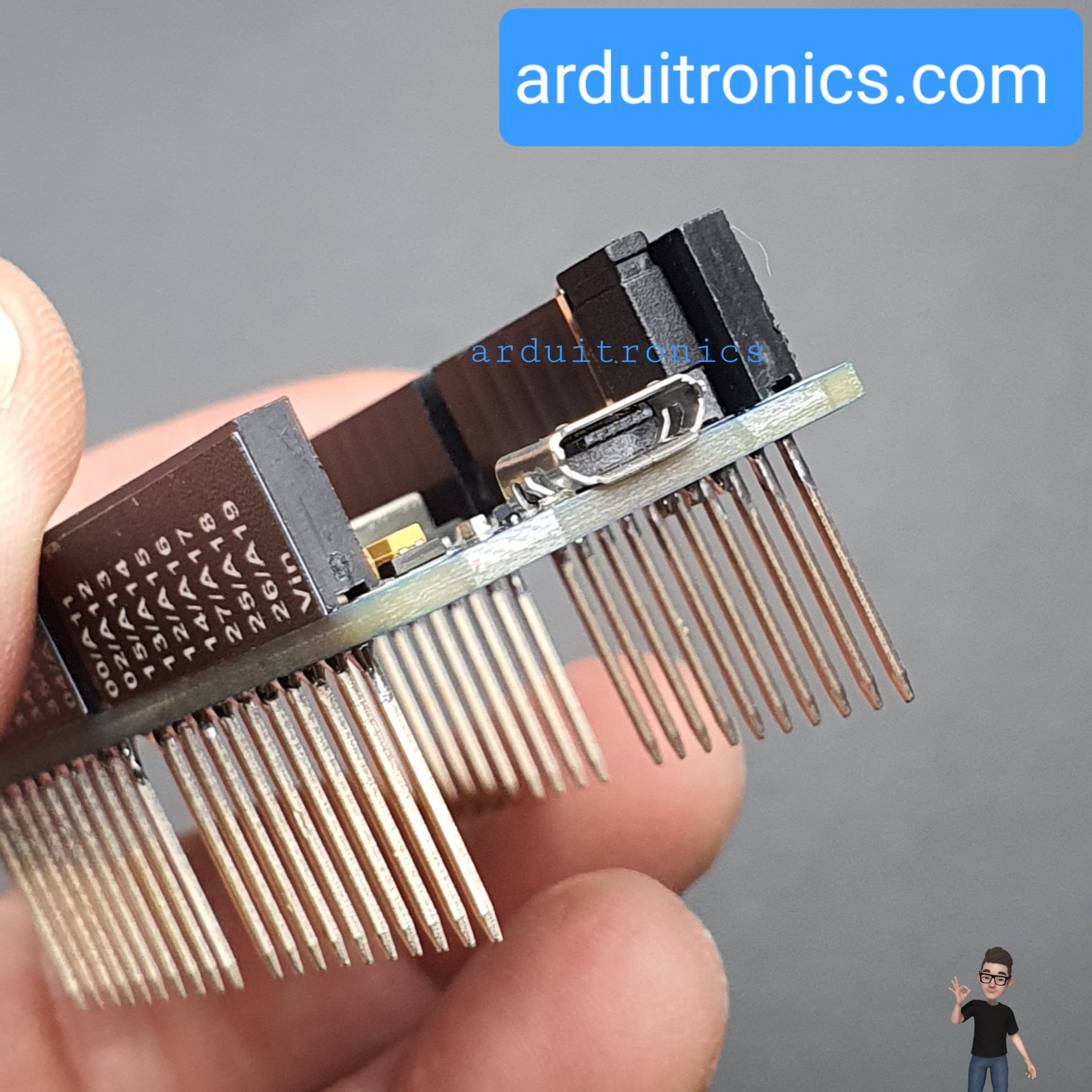 ESPino32 Wifi BLE Development Board (บัดกรีขา Pin Header แล้ว) - Arduino, Raspberry Pi, NodeMCU ...