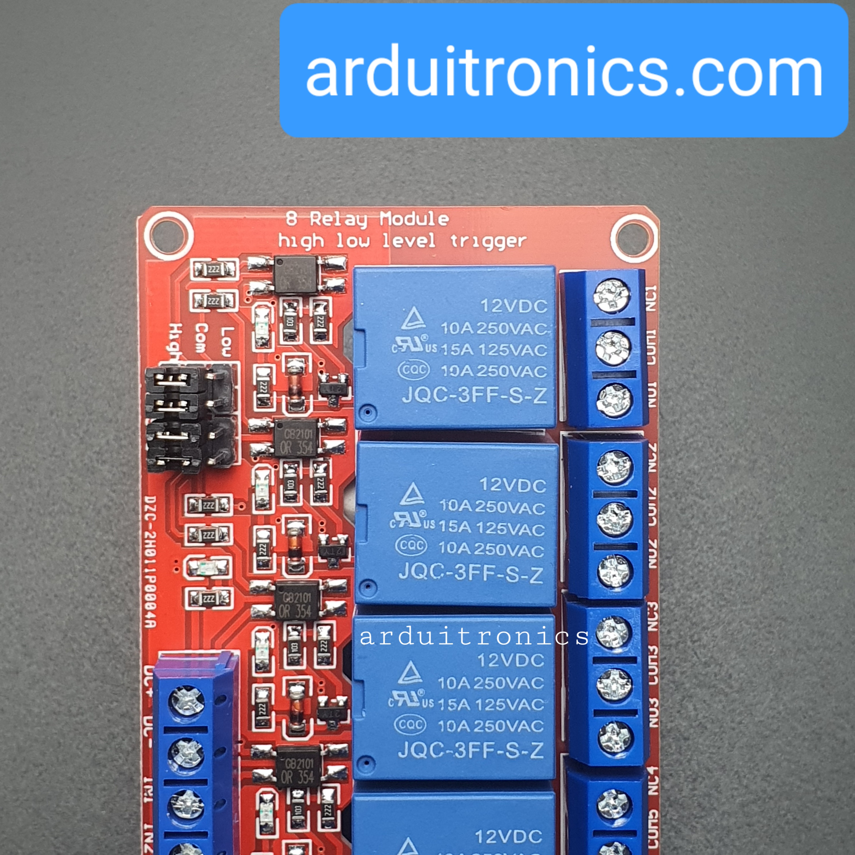 5v 1-Channel Relay High/Low Level Trigger Relay Module Red PCB - Arduino, Raspberry Pi, NodeMCU ...