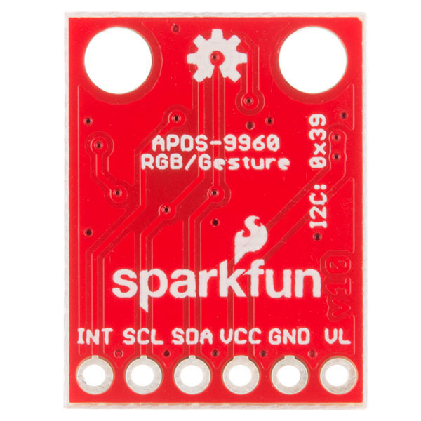 Sparkfun Rgb And Gesture Sensor Apds 9960 Arduino Raspberry Pi Nodemcu Iot Nvidia Lora