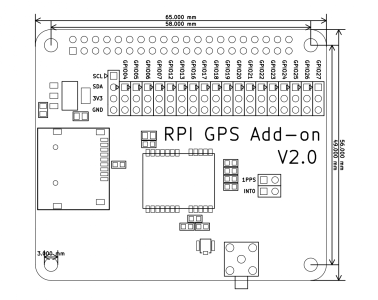 Raspberry Pi add-on GPS V2.0 + Free Antenna - Arduino, Raspberry Pi, NodeMCU, IoT, Nvidia, Lora ...