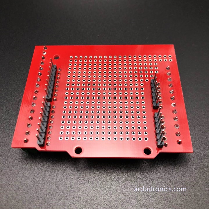 Proto Screw Shield Assembled Arduino Compatible Red Pcb Arduino Raspberry Pi Nodemcu Iot