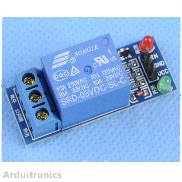 5V 1 Channel Relay High-Level Trigger Relay Module (with LED) - Arduino, Raspberry Pi, NodeMCU ...