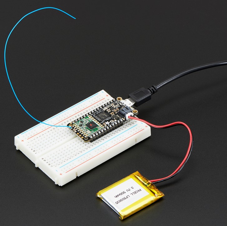 Adafruit Feather M0 RFM96 LoRa Radio - 433MHz - RadioFruit (แท้จาก Adafruit USA) - Arduino ...