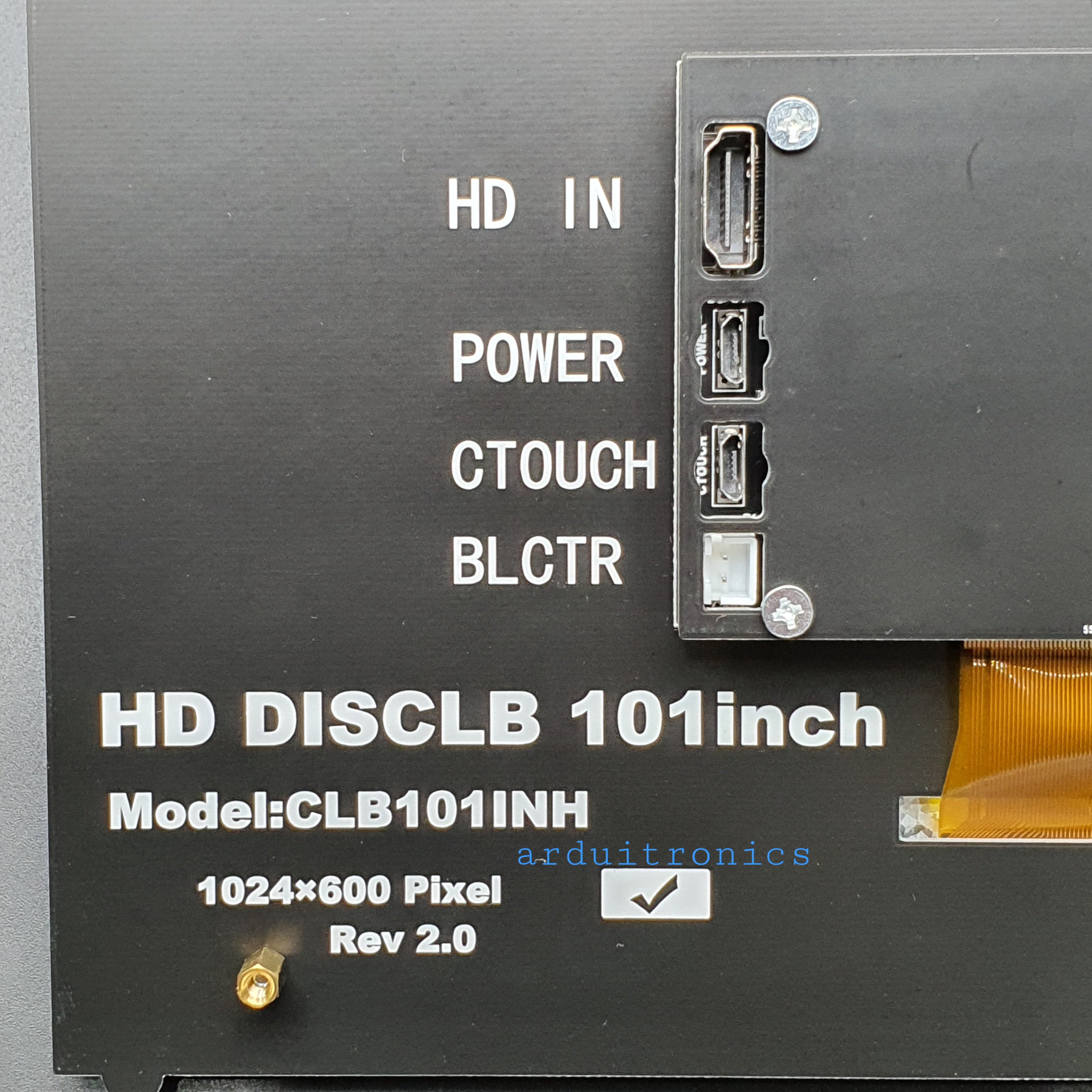 จอ Lcd 101นิ้ว Touch Screen 1024x600 พร้อมฐานตั้งจอ สำหรับ Raspberry Pi และ Nvidia Arduino