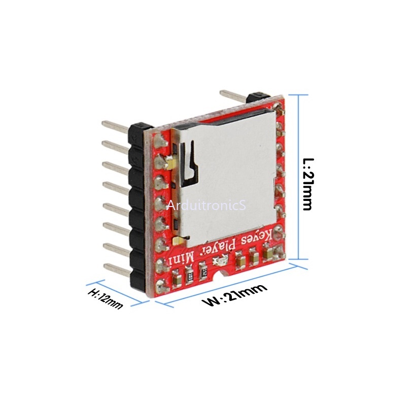 Mini Mp3 Player Module For Arduino Red Pcb Arduino Raspberry Pi 