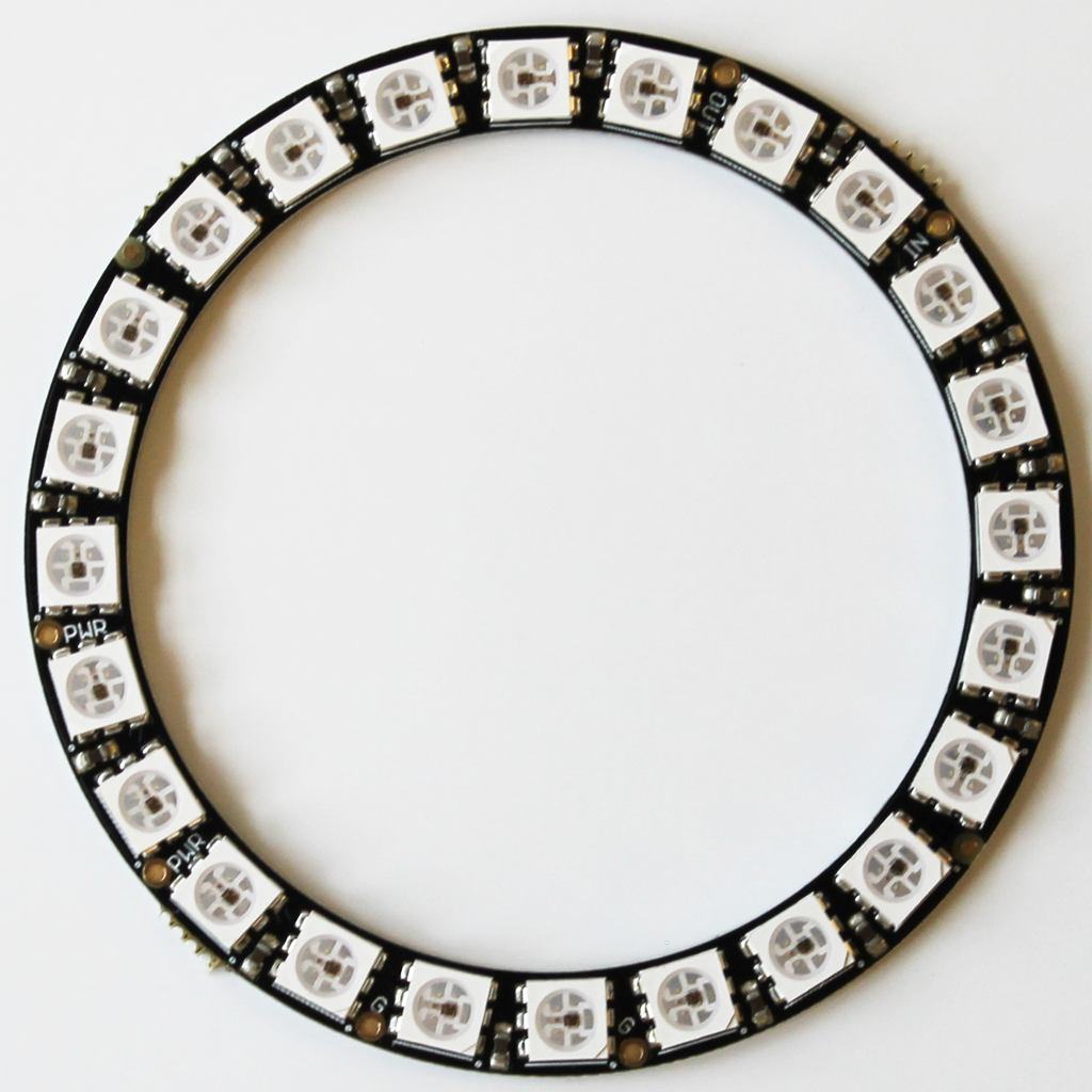 NeoPixel Ring 24 - Arduino, Raspberry Pi, NodeMCU, IoT, Nvidia, Lora, AI, Machine Learning ...