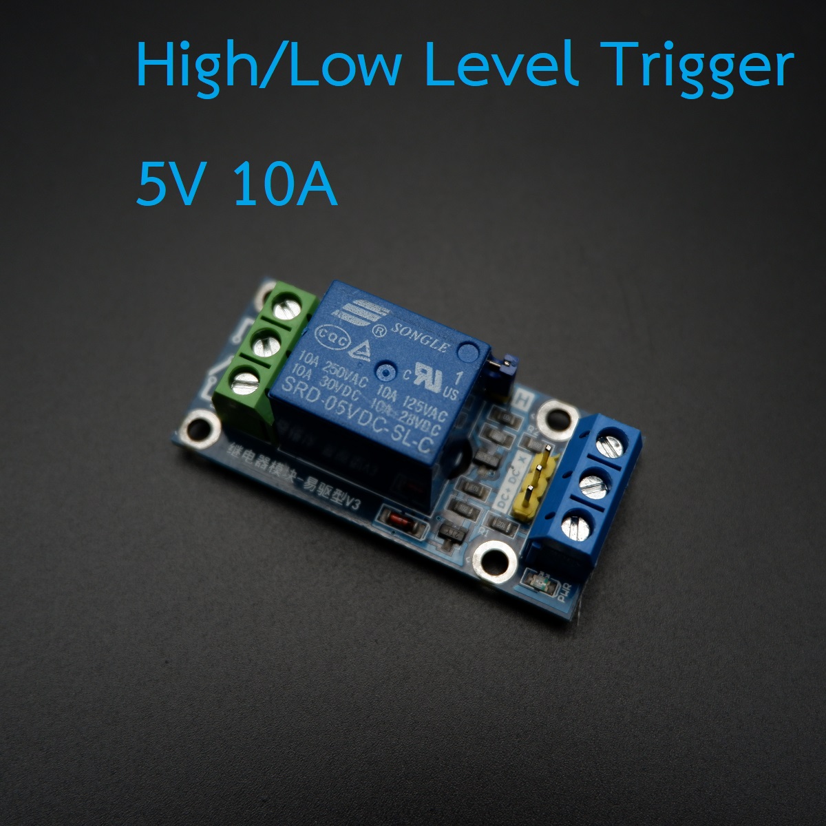 1 Channel Relay Module 5V (High/Low Level Trigger) - Arduino, Raspberry Pi, NodeMCU, IoT, Nvidia ...