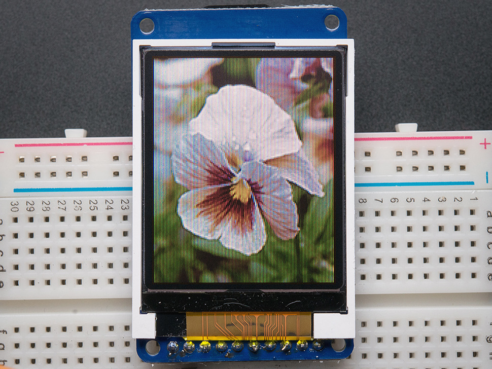 1.8" Color TFT LCD display with MicroSD Card Breakout - ST7735R (นำเข้าจาก Adafruit USA ...