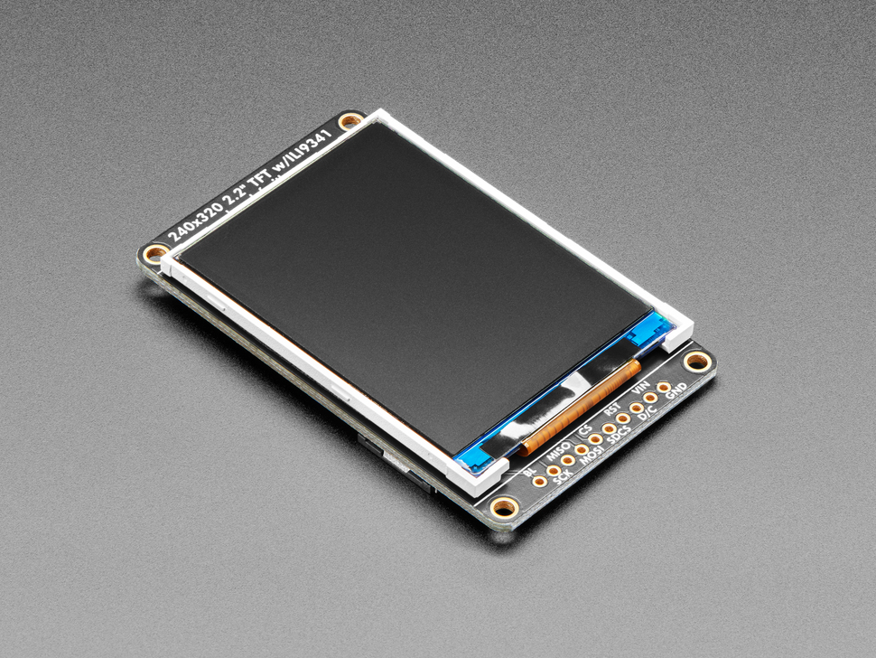 22 18 Bit Color Tft Lcd Display With Microsd Card Breakout Eyespi