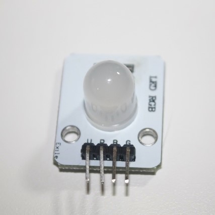 RGB LED 10mm Module PCB ขาว - Arduino, Raspberry Pi, NodeMCU, IoT ...