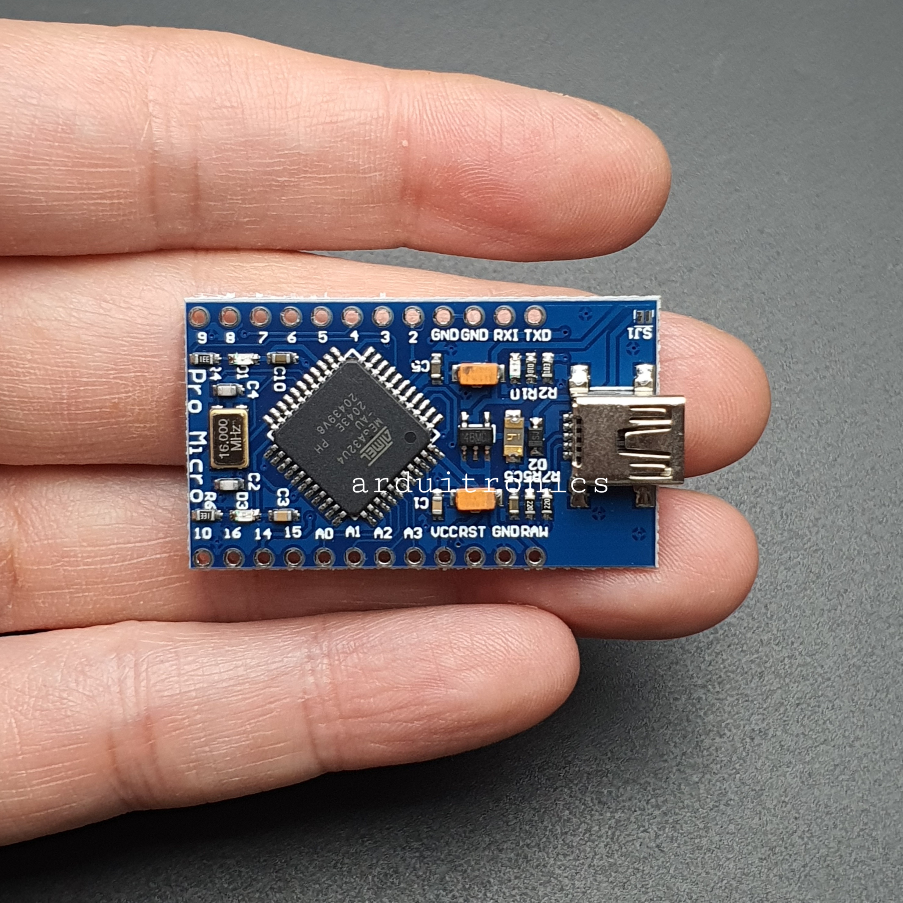 Arduino Pro Micro 5V/16MHz + Free Pin Header ( Mini USB) - Arduino, Raspberry Pi, NodeMCU, IoT ...