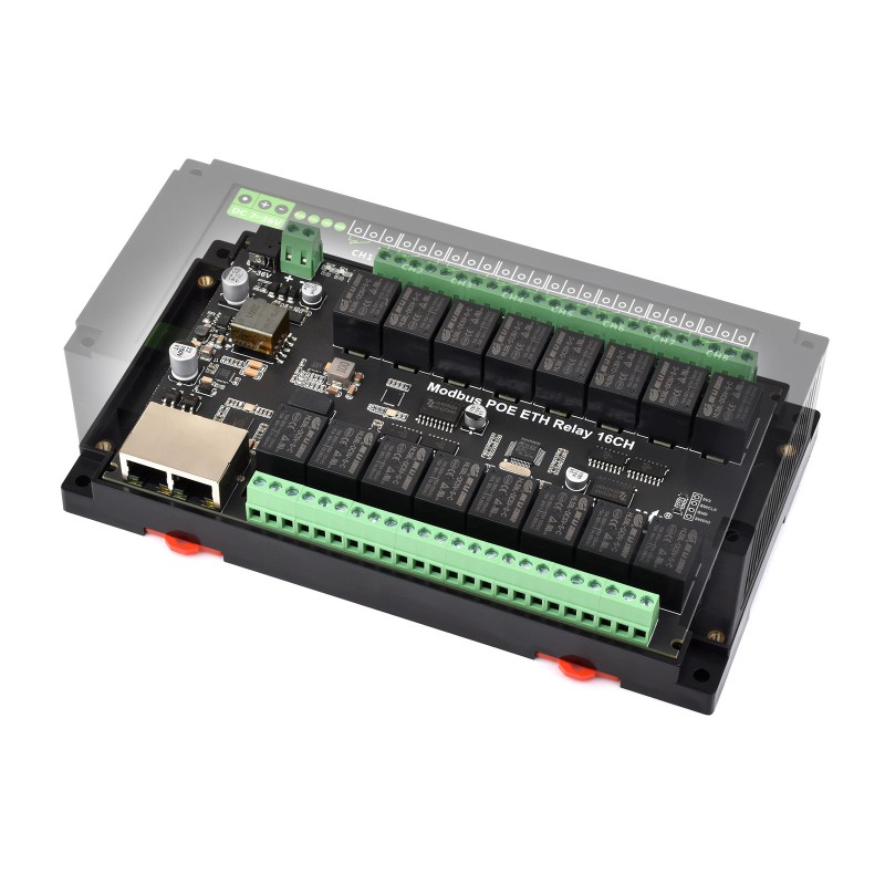 16 Ch Ethernet Relay Module Modbus Rtu Modbus Tcp Protocol Ethernet