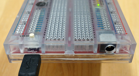 STEMTera (Breadboard with built-in Dual Microcontroller – ATmega328P & ATmega32U2) - Sparkfun ...