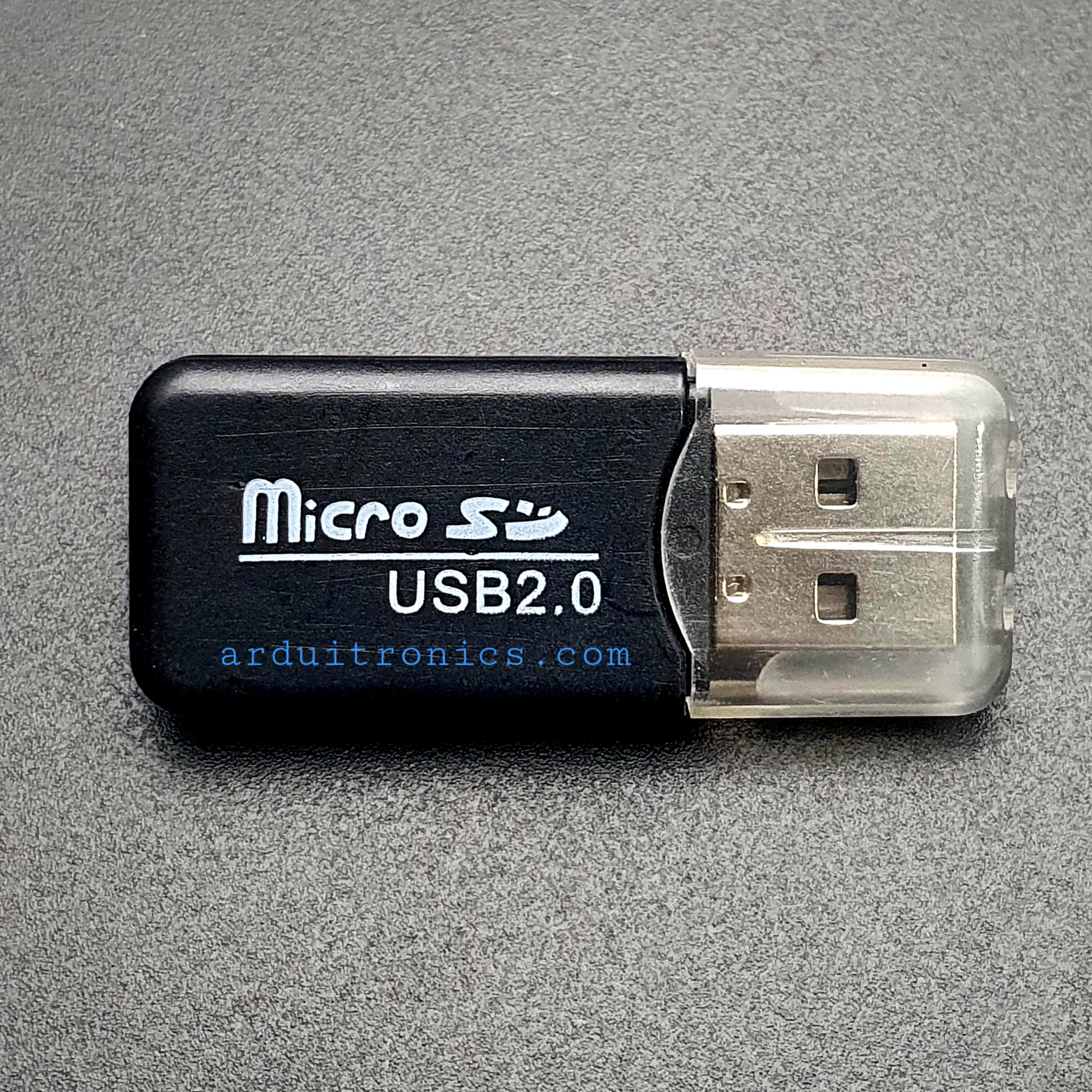 USB2.0 microSD Card Reader/Writer (microSD Card Adapter) - สุ่มสี คละสี - Arduino, Raspberry Pi ...