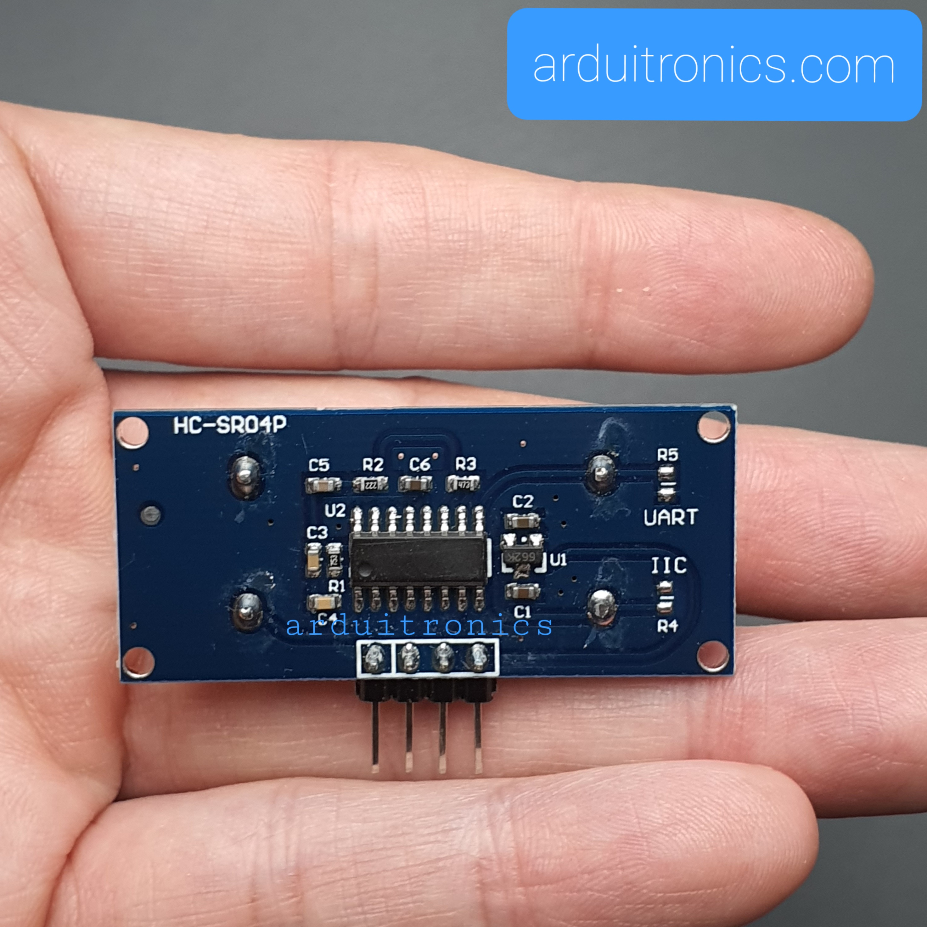 Ultrasonic Sensor เซ็นเซอร์วัดระยะทาง Ultrasonic Module Hc Sr04p แบบที่ 1 Arduino Raspberry