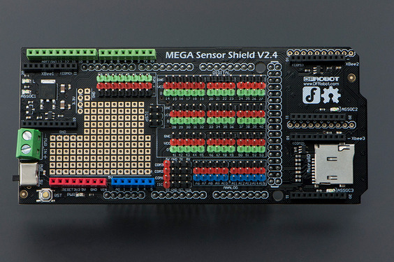 Gravity Io Sensor Shield For Arduino Mega And Due แท้จาก Dfrobot Arduino Raspberry Pi