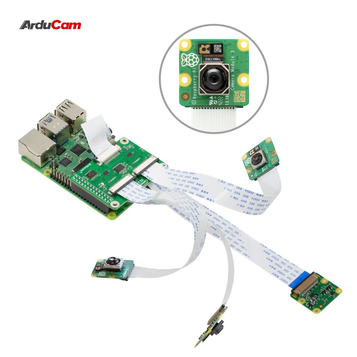 Arducam Multi Camera Adapter Module V22 For Rasperry Pi Camera Module