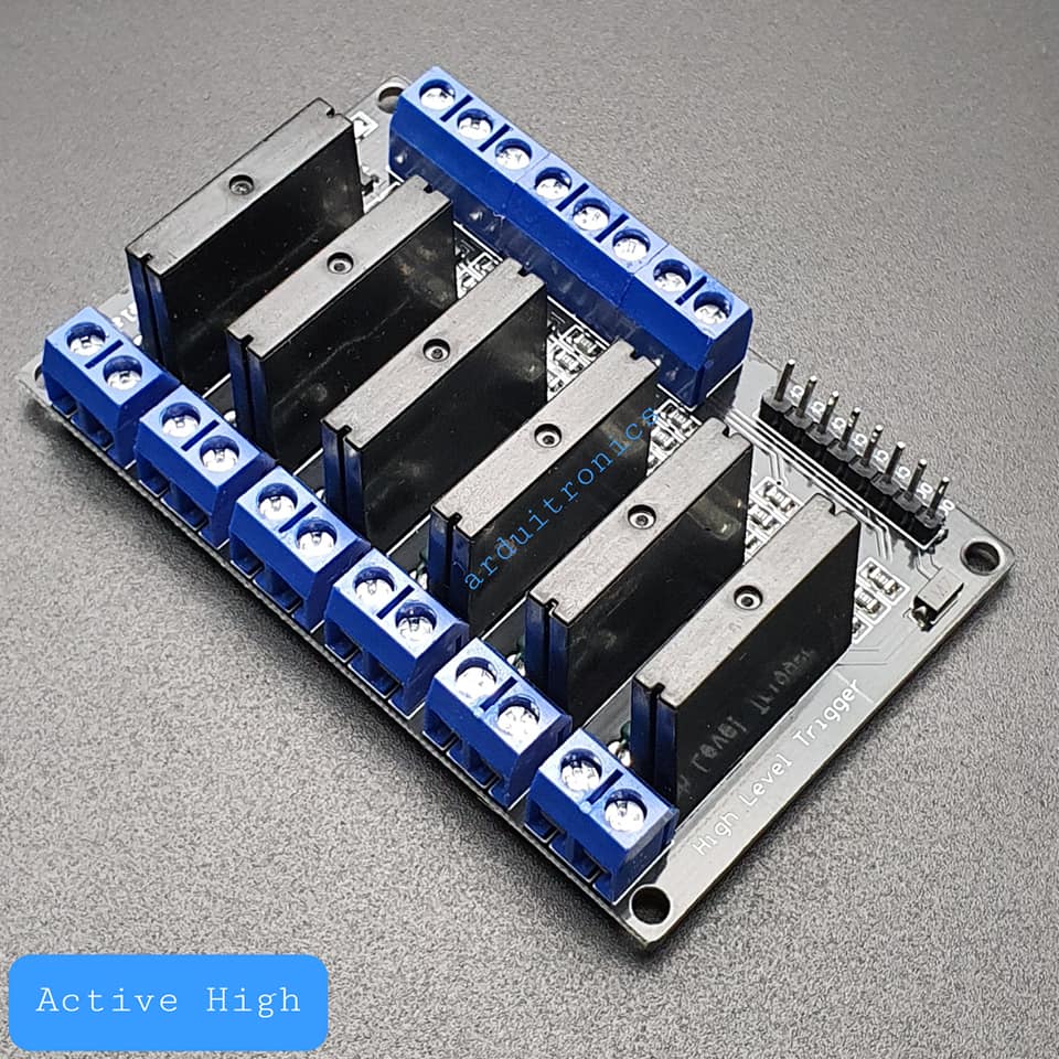6 Channel 5V 2A Solid State Relay (SSR) High Level Trigger - Arduino, Raspberry Pi, NodeMCU, IoT ...