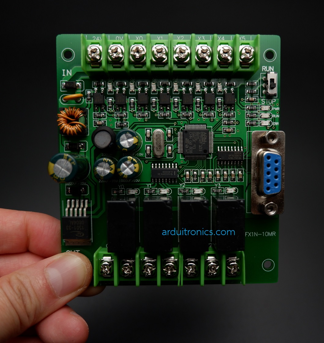 PLC (FX1N-10MR) - Arduino, Raspberry Pi, NodeMCU, IoT, Nvidia, Lora, AI, Machine Learning ...