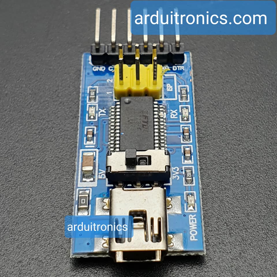 FTDI Platinum Program Downloader USB TTL FT232 Chip - Arduino, Raspberry Pi, NodeMCU, IoT ...