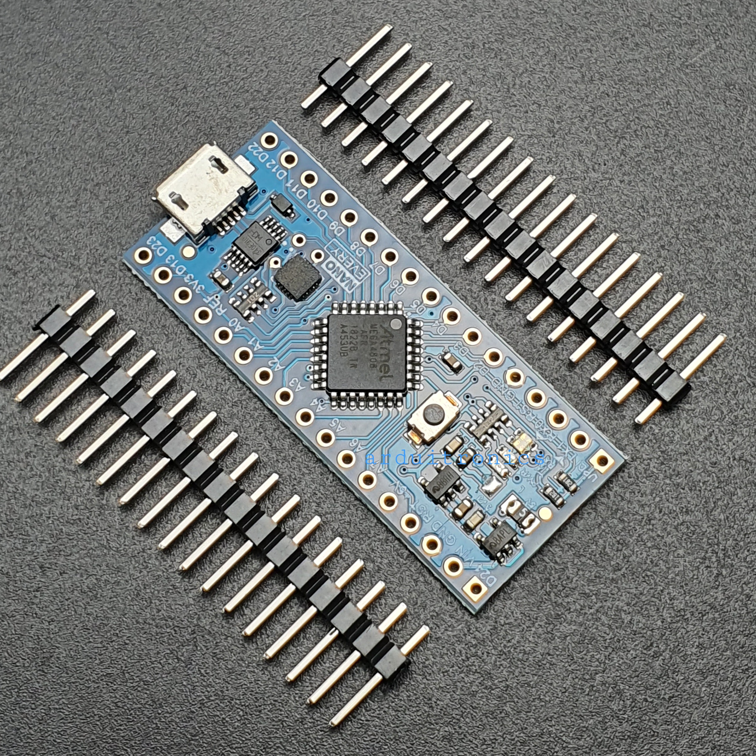 Arduino Nano Every ( Atmel Mega4808 ) with Headers - Arduino, Raspberry ...