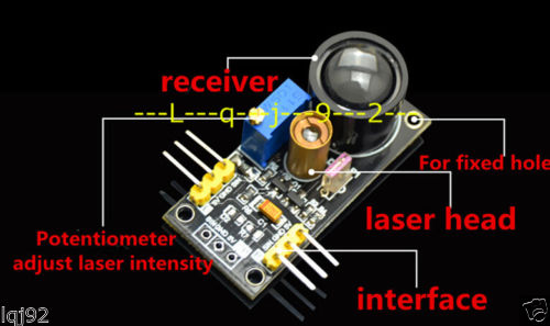 Laser Diffuse Reflection Sensor for Smart Car Robot - Arduino ...