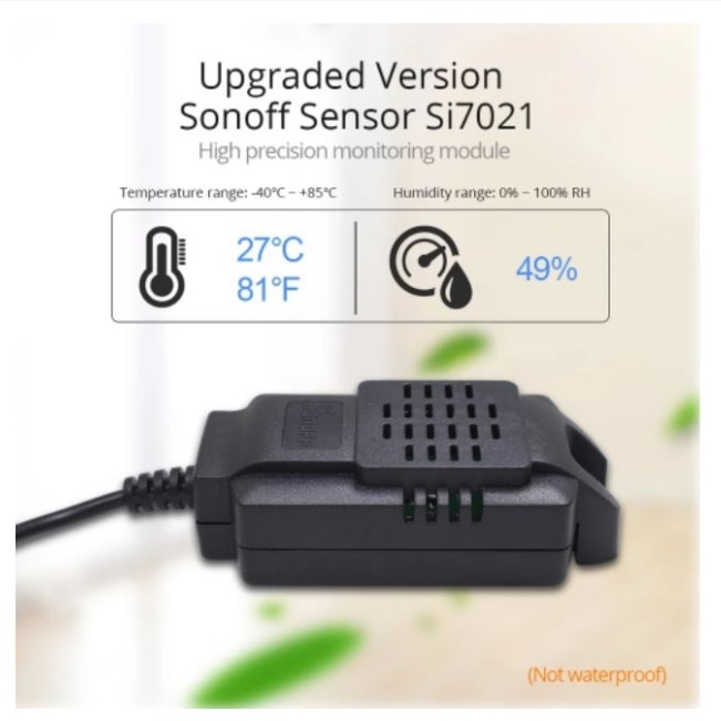 Sonoff Sensor Si7021 Temperature and Humidity Sensor เซนเซอร์อุณหภูมิและความชื้นสำหรับ Wifi ...