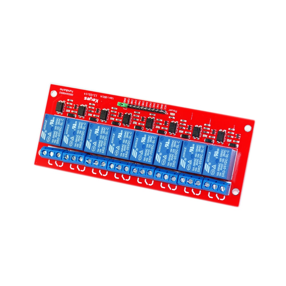 5v 1-Channel Relay High/Low Level Trigger Relay Module Red PCB - Arduino, Raspberry Pi, NodeMCU ...
