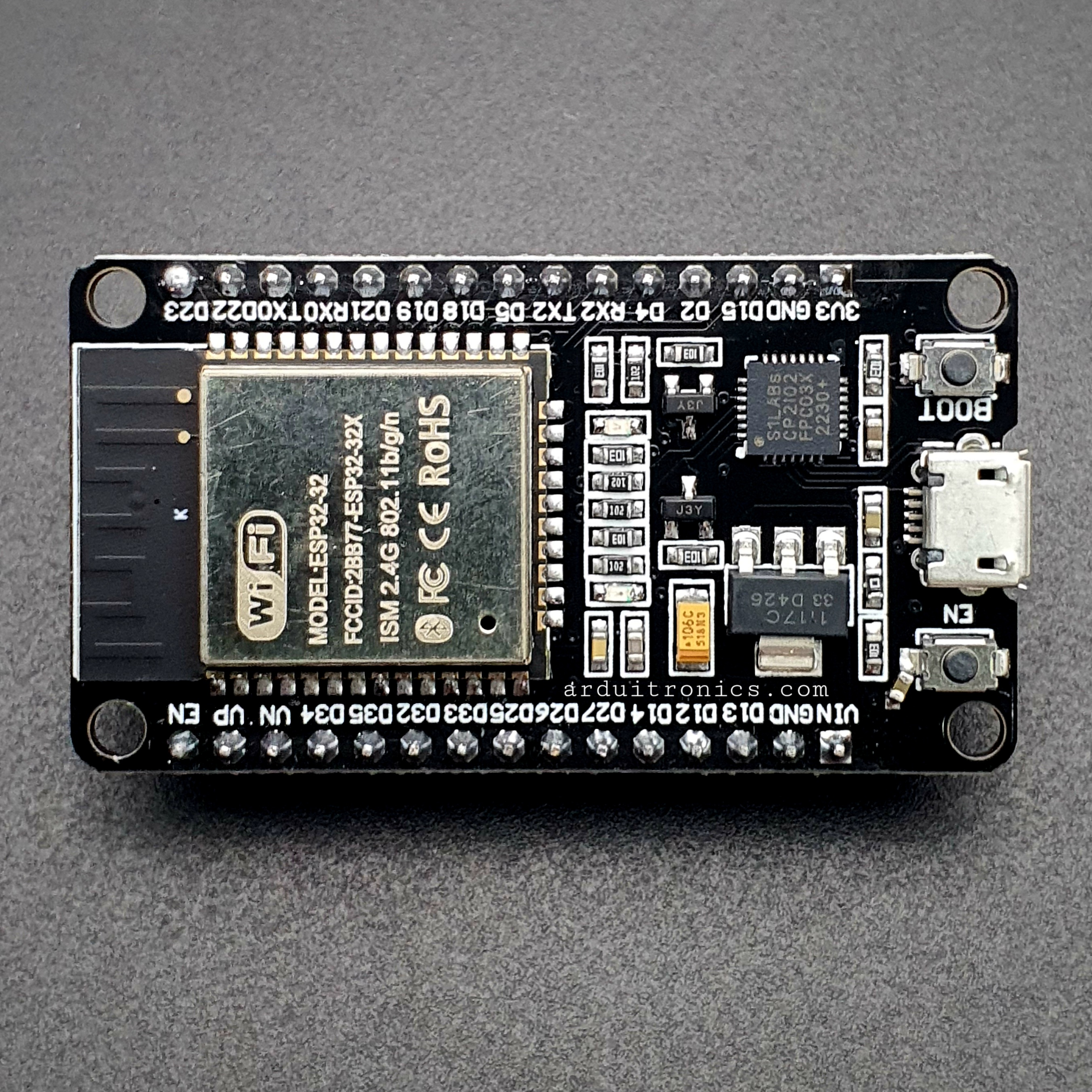 ESP32 (Auto upload) WiFi+Bluetooth ESP-32 ESP-32S ESP32 (CP2102) 30 pin - Arduino, Raspberry Pi ...