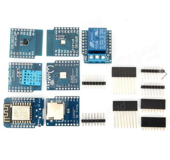 WeMos Mini D1 Kit (IoT Starter Kit) - Arduino, Raspberry Pi, NodeMCU, IoT, Nvidia, Lora, AI ...