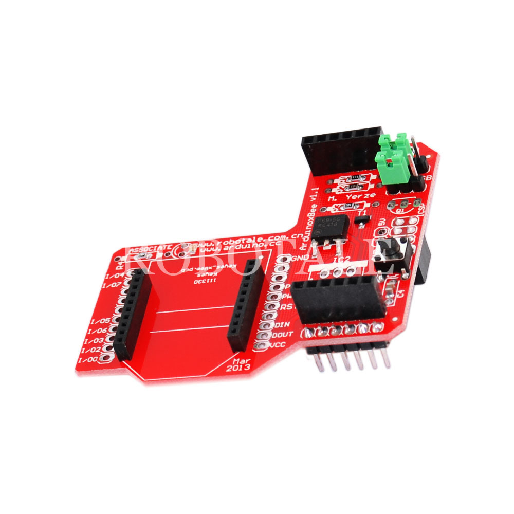 Xbee Zigbee Wireless Module Expansion Board For Arduino Red Pcb