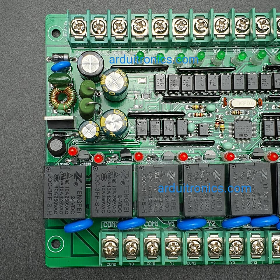 PLC (FX2N-20MR) - Arduino, Raspberry Pi, NodeMCU, IoT, Nvidia, Lora, AI, Machine Learning ...