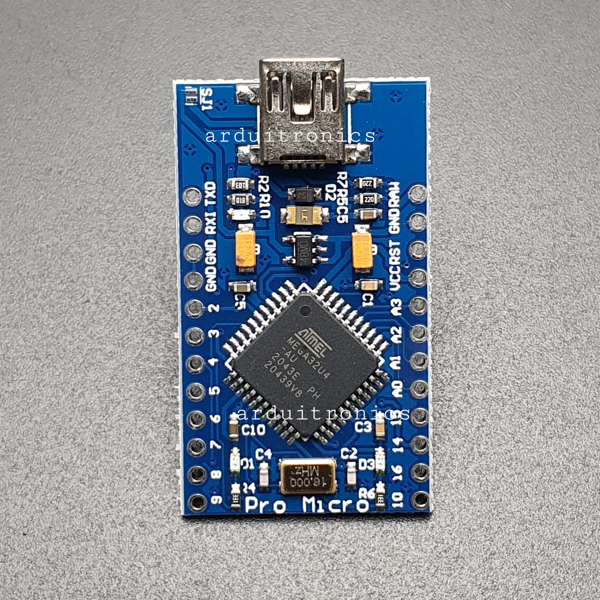 Arduino Pro Micro 5V/16MHz + Free Pin Header ( Mini USB) - Arduino, Raspberry Pi, NodeMCU, IoT ...