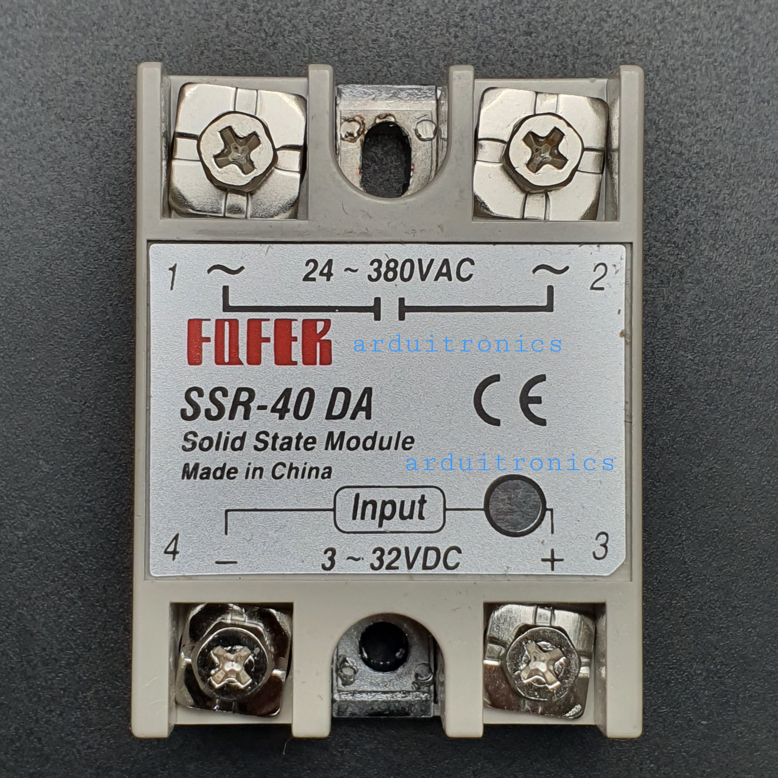 Solid State Relay (SSR) 40DA - Arduino, Raspberry Pi, NodeMCU, IoT, Nvidia, Lora, AI, Machine ...