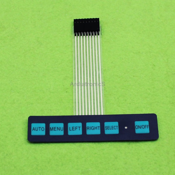 6 Key Membrane Switch Keypad Matrix With Led Arduino Raspberry Pi Nodemcu Iot Nvidia Lora