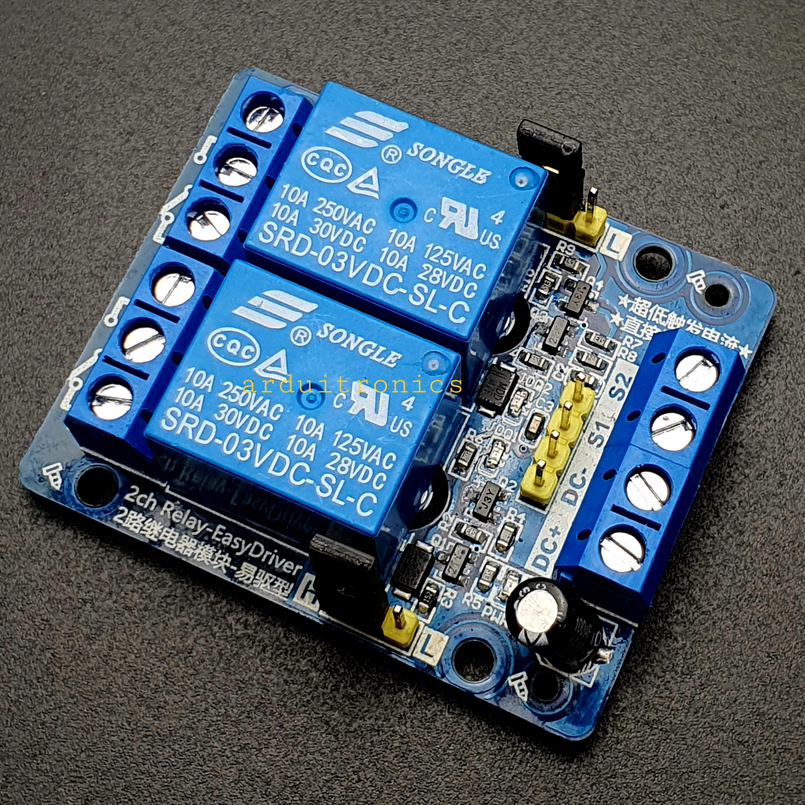 2 Channel Relay Module 3V / 3.3V (High/Low Level Trigger) - Arduino, Raspberry Pi, NodeMCU, IoT ...