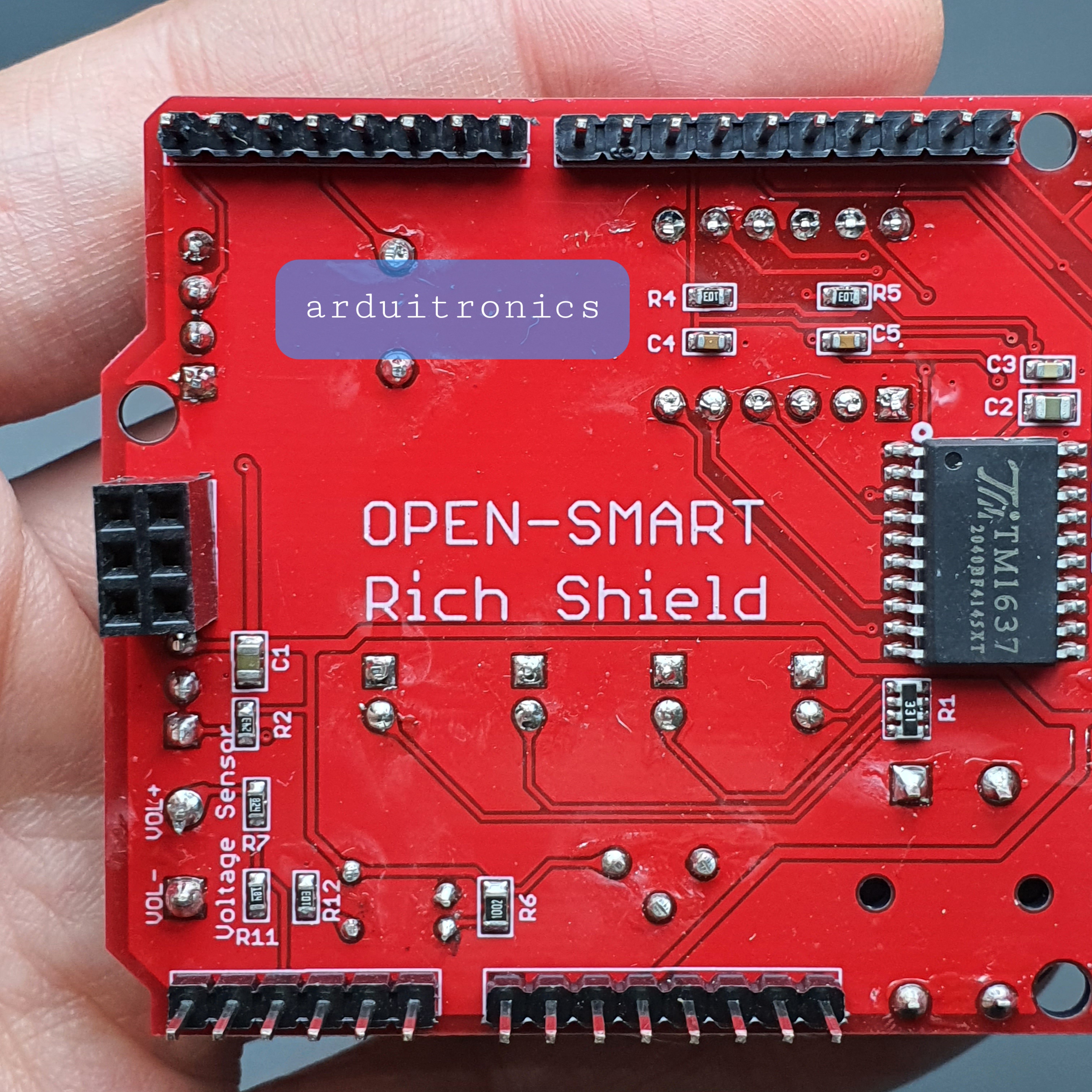 OPEN-SMART Rich Shield (Remote IR Control with receiver, LED, Buzzer, Buttons, Light Sensor ...