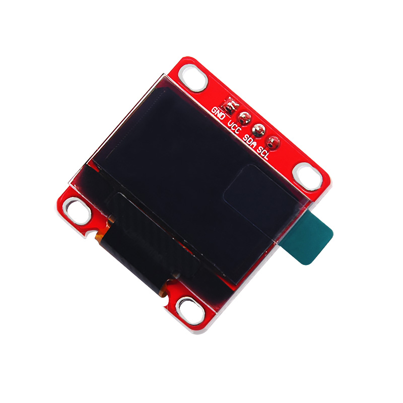 OLED Display Module 0.96" 128x64 Red PCB (Blue Color) - I2C Interface ...