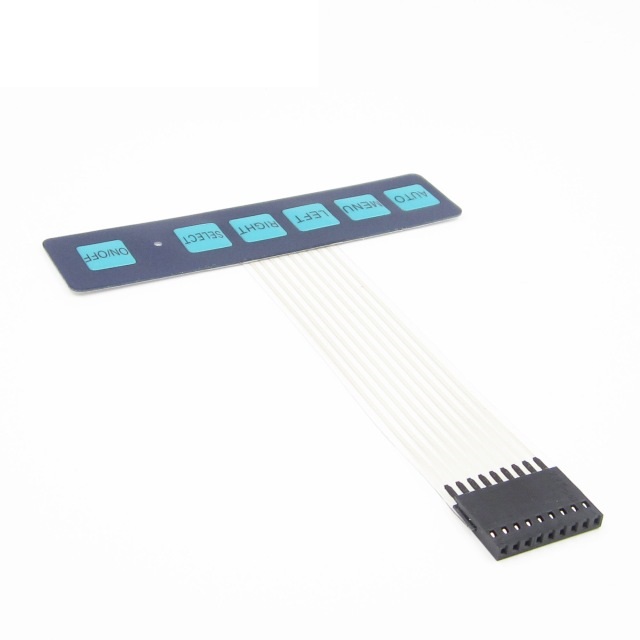 6 Key Membrane Switch Keypad Matrix With Led Arduino Raspberry Pi Nodemcu Iot Nvidia Lora