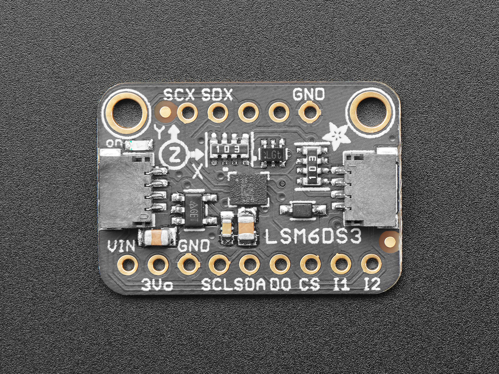 Adafruit LSM6DS3TR-C 6-DoF Accel + Gyro IMU - STEMMA QT / Qwiic (แท้จาก Adafruit, USA) - Arduino ...