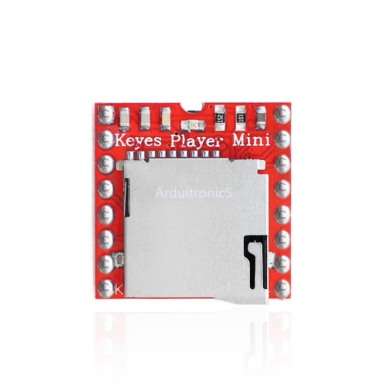 Mini Mp3 Player Module For Arduino Red Pcb Arduino Raspberry Pi 