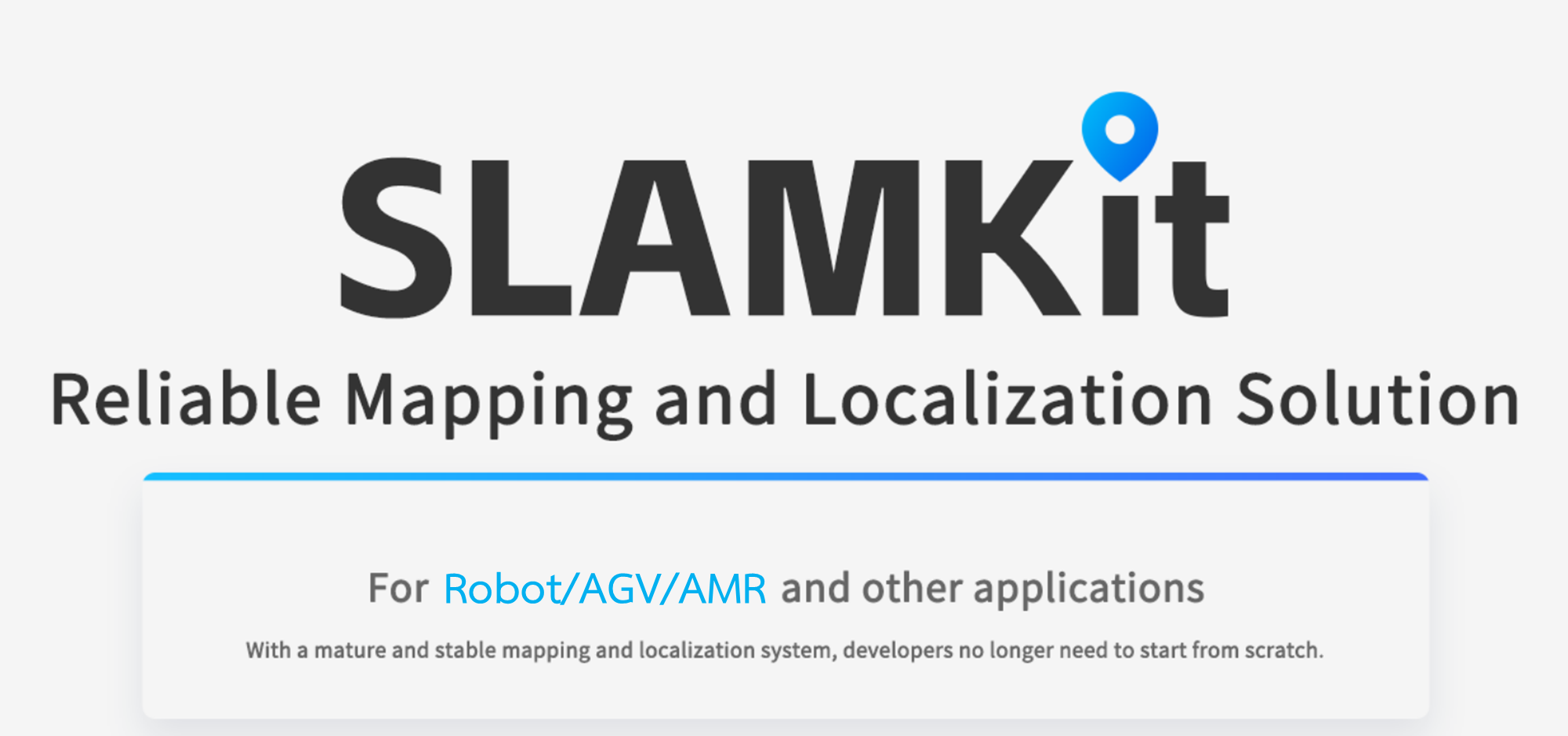 Slamkit Mapping And Localization Solution Software License Imu