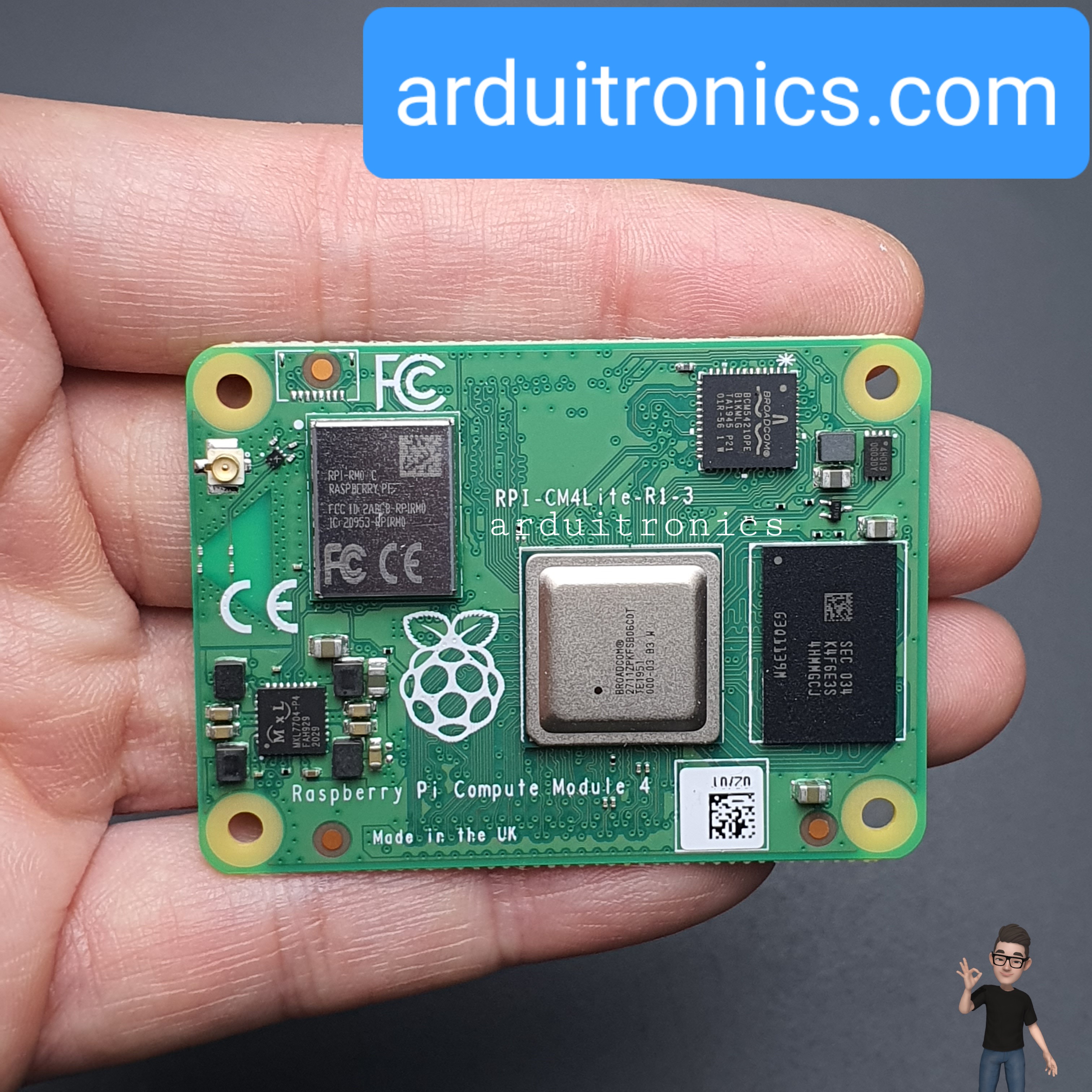 Raspberry Pi Compute Module 4 2gb No Emmc No Wifi Lite Cm4002000 Arduino Raspberry