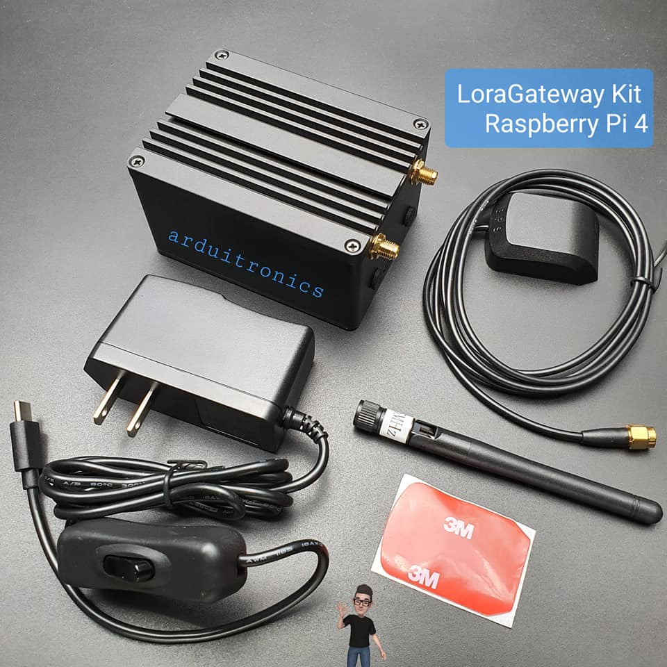LoRa Raspberry Pi 4 Gateway with Enclosure (แท้จาก sparkfun) - Arduino, Raspberry Pi, NodeMCU ...