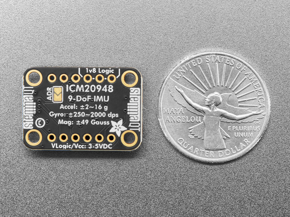 Adafruit Tdk Invensense Icm 20948 9 Dof Imu Mpu 9250 Upgrade Stemma