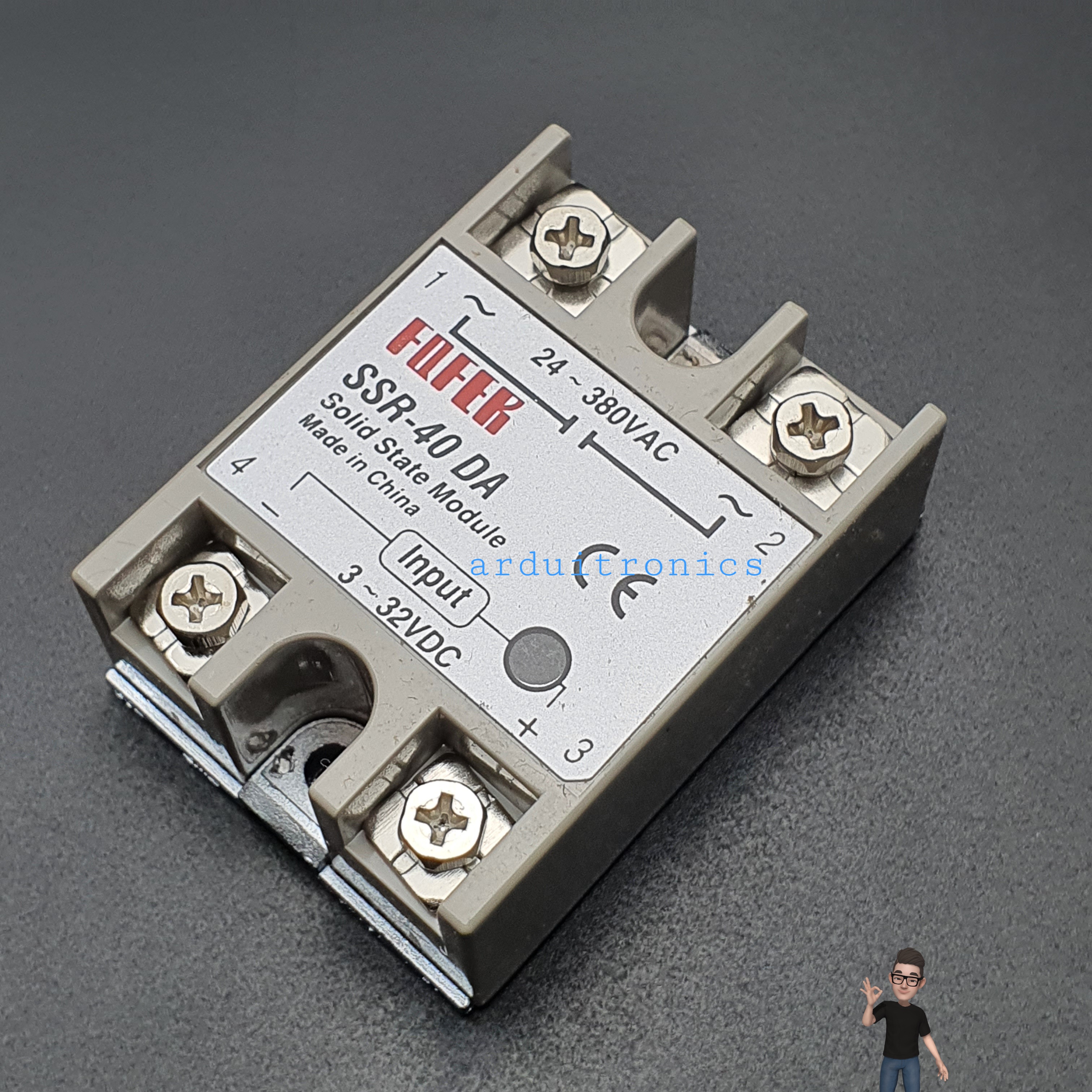 Solid State Relay (SSR) 40DA - Arduino, Raspberry Pi, NodeMCU, IoT, Nvidia, Lora, AI, Machine ...