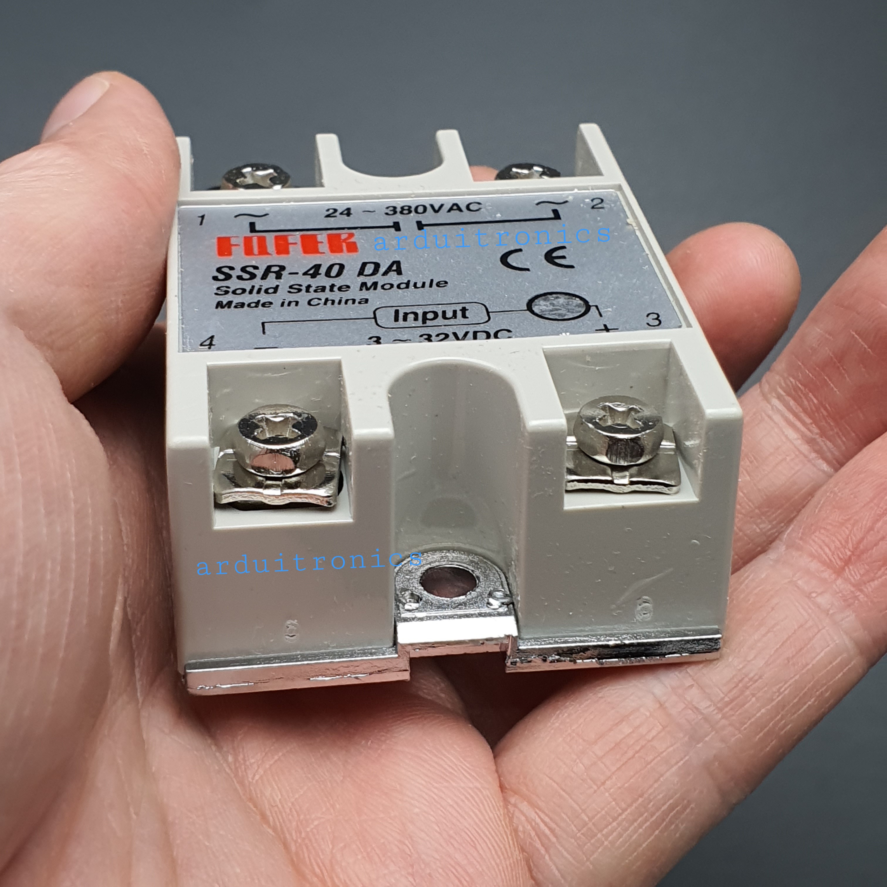 Solid State Relay (SSR) 40DA - Arduino, Raspberry Pi, NodeMCU, IoT, Nvidia, Lora, AI, Machine ...