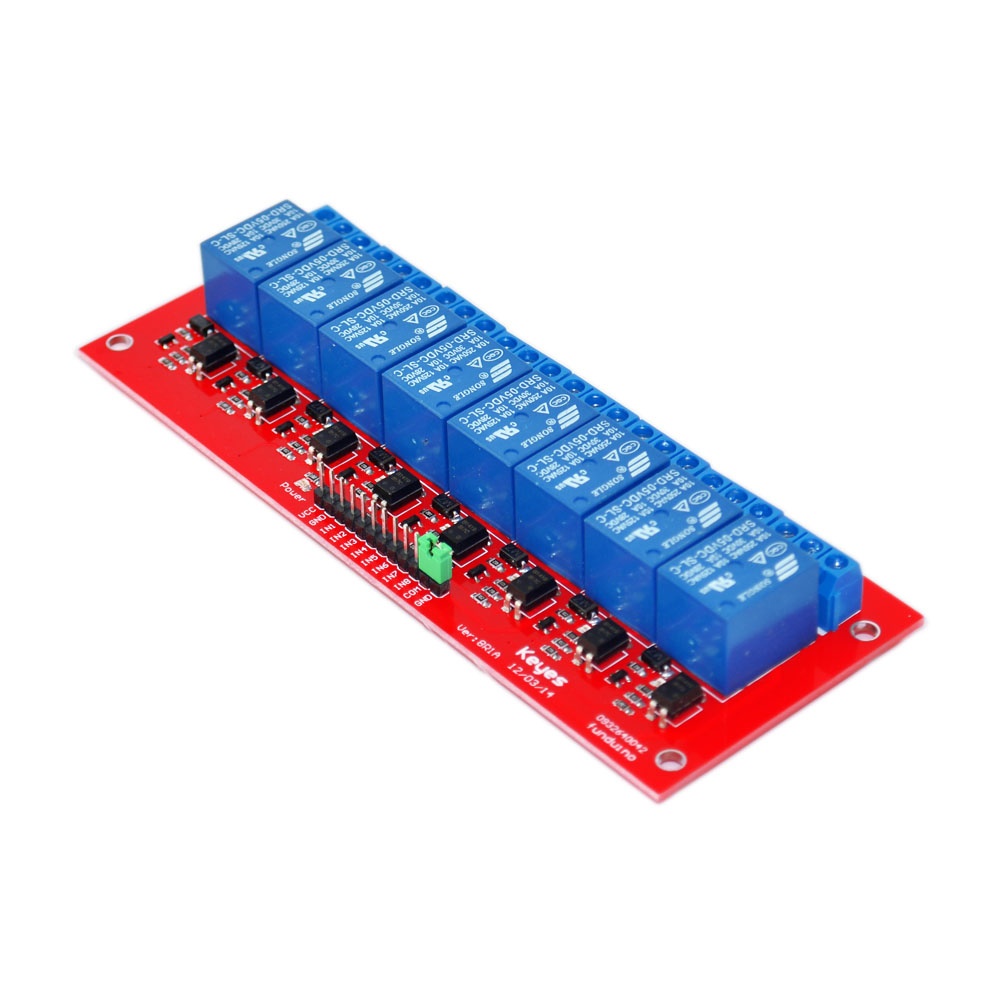 5v 1-Channel Relay High/Low Level Trigger Relay Module Red PCB - Arduino, Raspberry Pi, NodeMCU ...