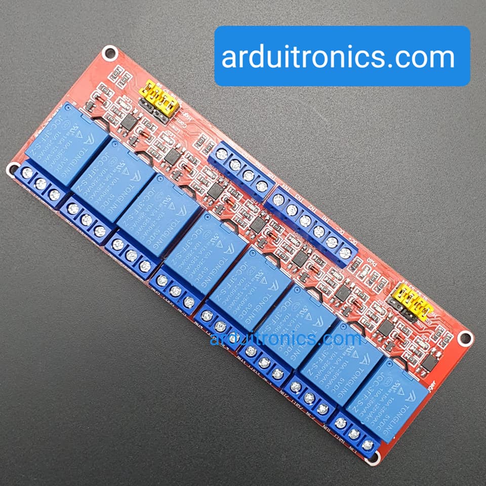 5v 1-Channel Relay High/Low Level Trigger Relay Module Red PCB - Arduino, Raspberry Pi, NodeMCU ...